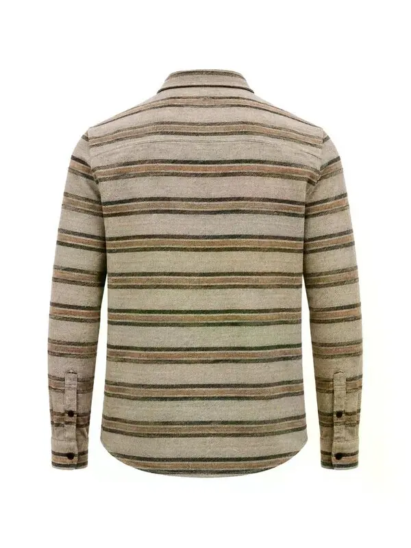 Faherty Brand Legend Horizontal-stripe Overshirt
