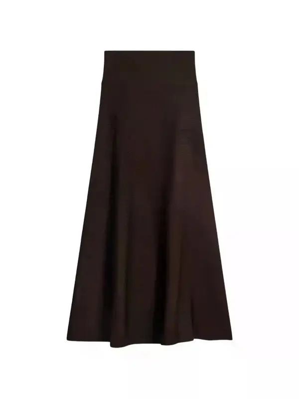 Vanessa Bruno Ribbed-knit Midi Skirt