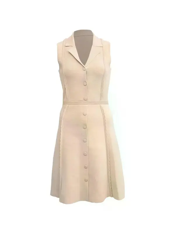 Sandro Knitted Button-down Dress