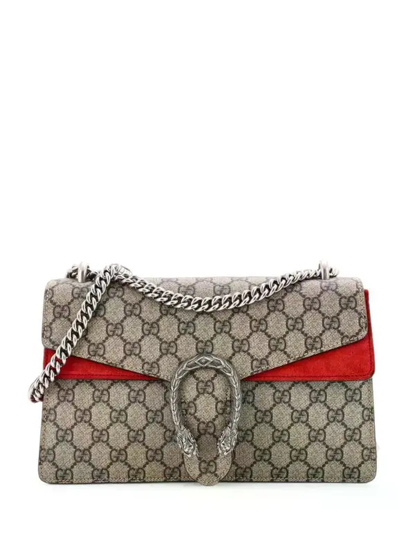 Gucci Dionysus Bag Gg Coated Canvas Small Shoulder Bag - Brown