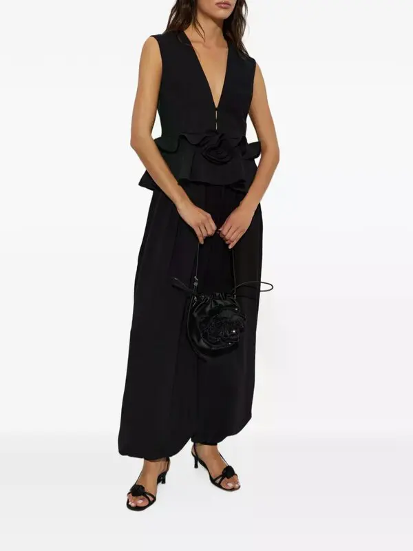 ROTATE BY BIRGER CHRISTENSEN V-neck Flower Top