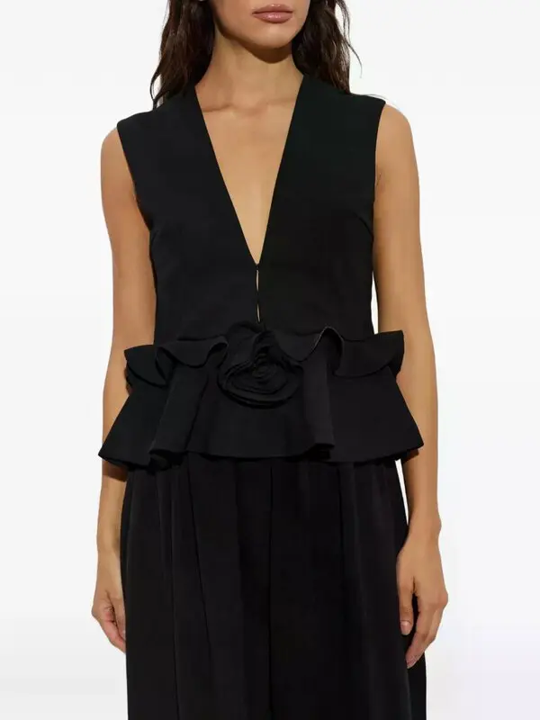 ROTATE BY BIRGER CHRISTENSEN V-neck Flower Top