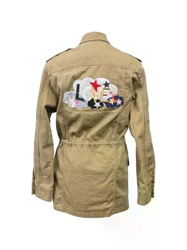 Saint Laurent 2017 Sweet Dreams Patch Military Jacket