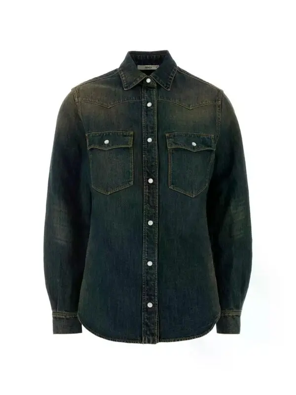 Fendi Washed Denim Shirt