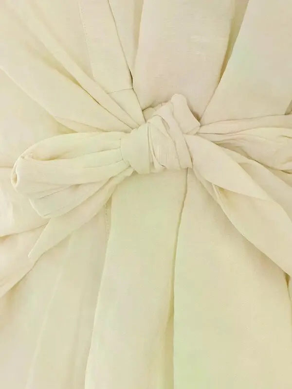 ELEH Bow-detail Wrap Shirt