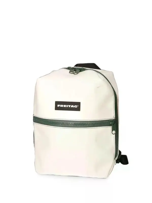 FREITAG Walter Logo-patch Zip-fastening Backpack - White