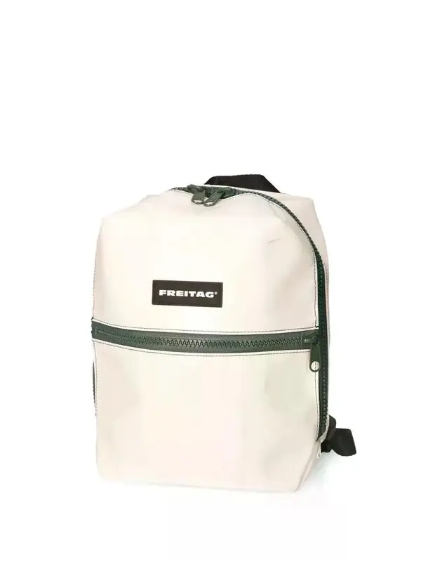 FREITAG Walter Logo-patch Zip-fastening Backpack - White