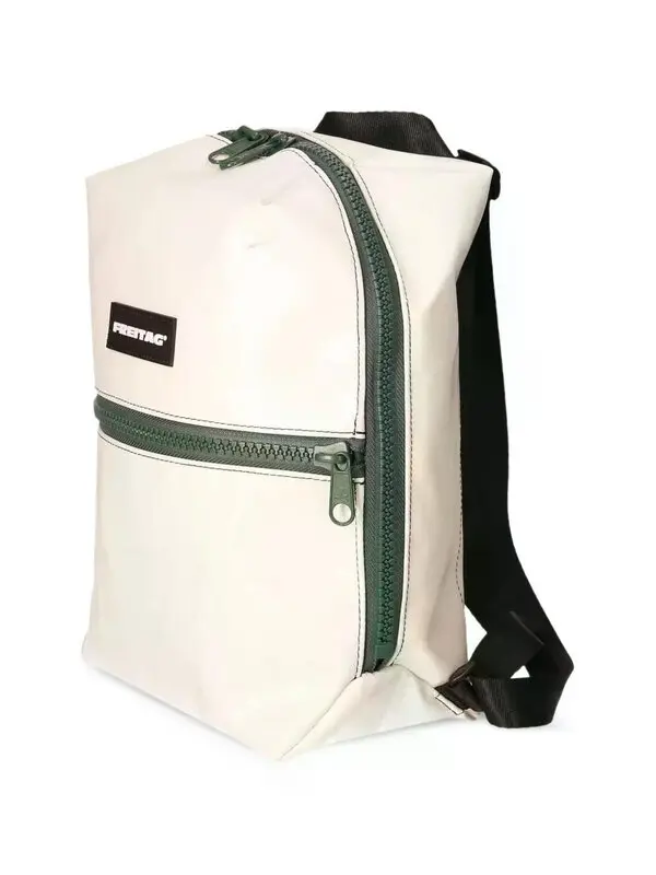 FREITAG Walter Logo-patch Zip-fastening Backpack - White