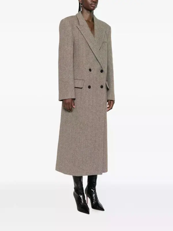 Source Unknown Reyna Double-breasted Coat