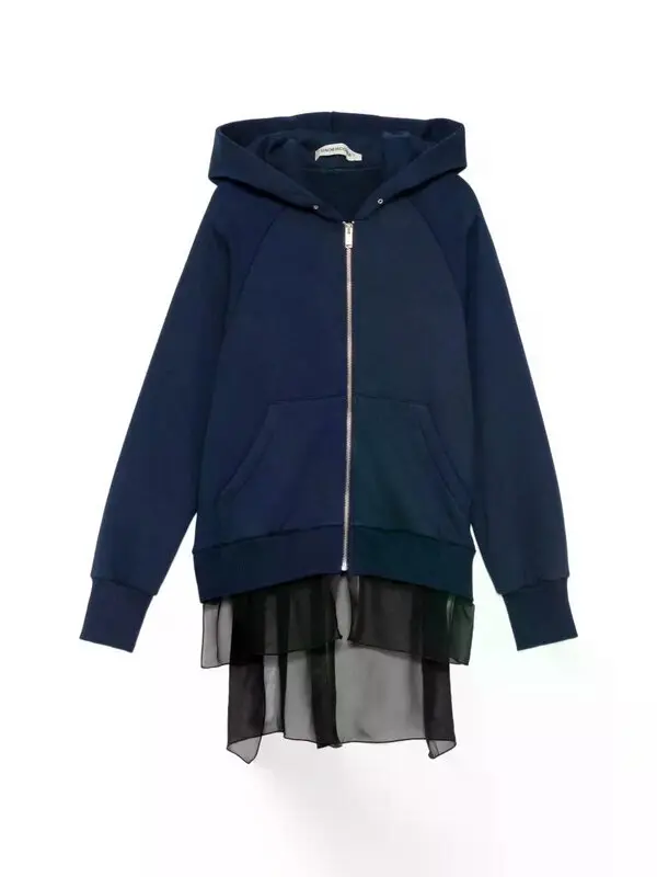 Undercover Layered-design Zip-up Hoodie