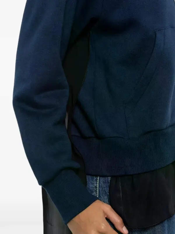 Undercover Layered-design Zip-up Hoodie