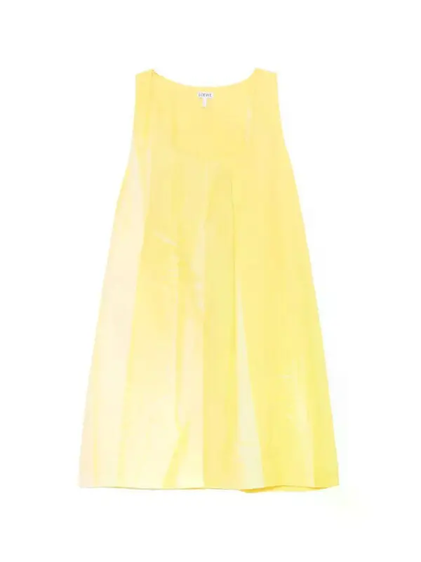Loewe Scoop-neck Sleeveless Dress - Yellow