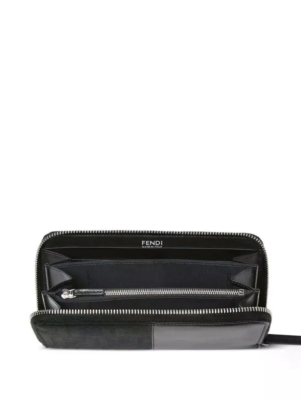 Fendi Ff Jacquard Zip-around Wallet