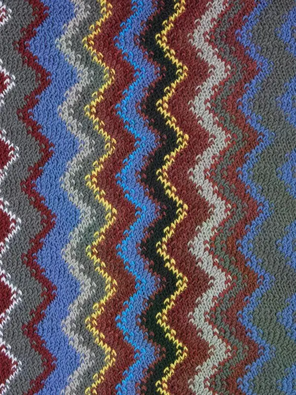 Missoni Zigzag-knit Fringed Scarf