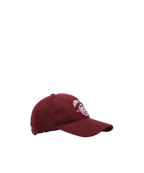ANINE BING Crest Baseball Hat - Red
