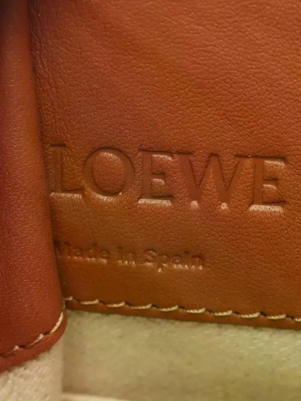 Loewe 2010-2026 Mini Leather Drawstring Hammock Bag Satchel