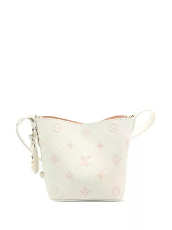 LOUIS VUITTON 2020-2026 Bicolor Monogram Empreinte All In One Bb Shoulder Bag