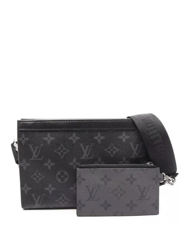 LOUIS VUITTON 2010-2026 Monogram Eclipse Gaston Wearable Wallet Crossbody Bag