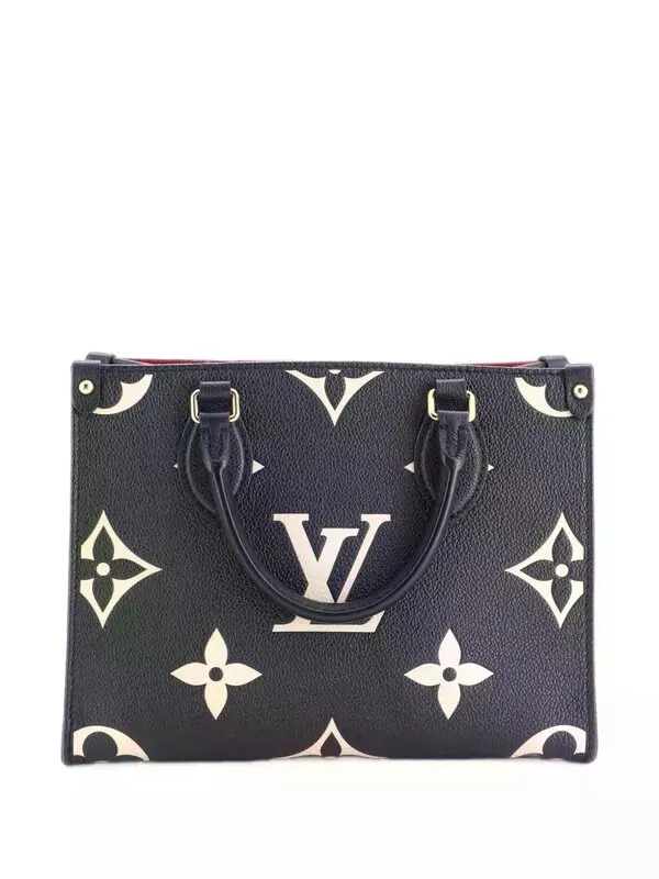 LOUIS VUITTON Onthego Bicolor Monogram Empreinte Giant Pm Tote Bag