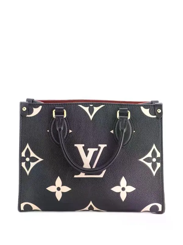 LOUIS VUITTON Onthego Bicolor Monogram Empreinte Giant Pm Tote Bag