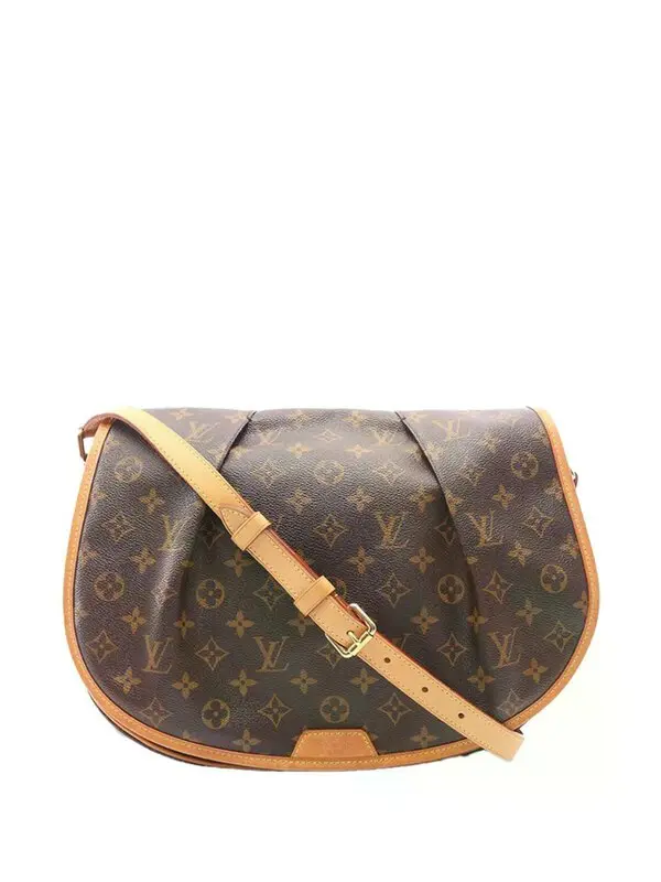 LOUIS VUITTON 2011 Monogram Menilmontant Mm Crossbody Bag - Brown