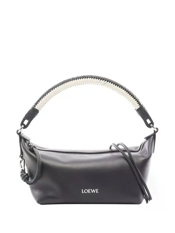 Loewe Mellow Nappa Lambskin Cala Bag Satchel - Black