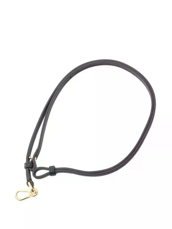 Loewe Leather Puzzle Fold Pouch Shoulder Bag - Black