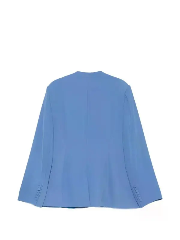 ALESSANDRO LEGORA Hook-fastening Collarless Suit