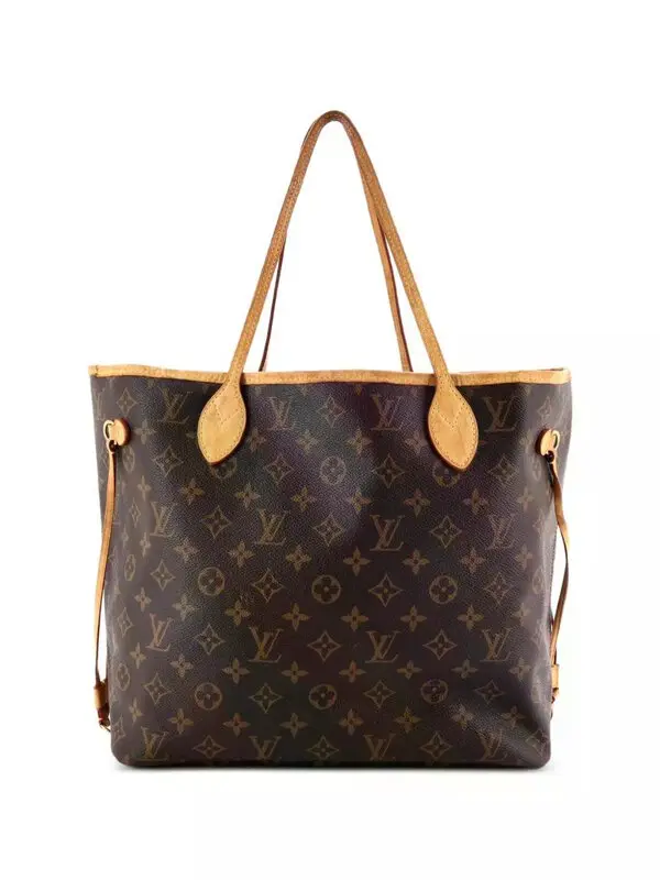 LOUIS VUITTON Monogram Canvas Neverfull Mm Tote Bag - Brown