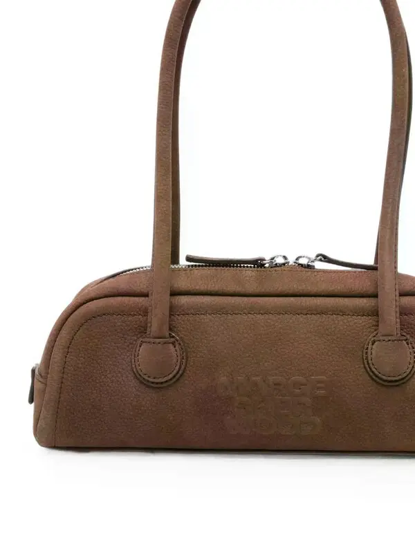 MARGESHERWOOD Logo-debossed Nubuck Shoulder Bag