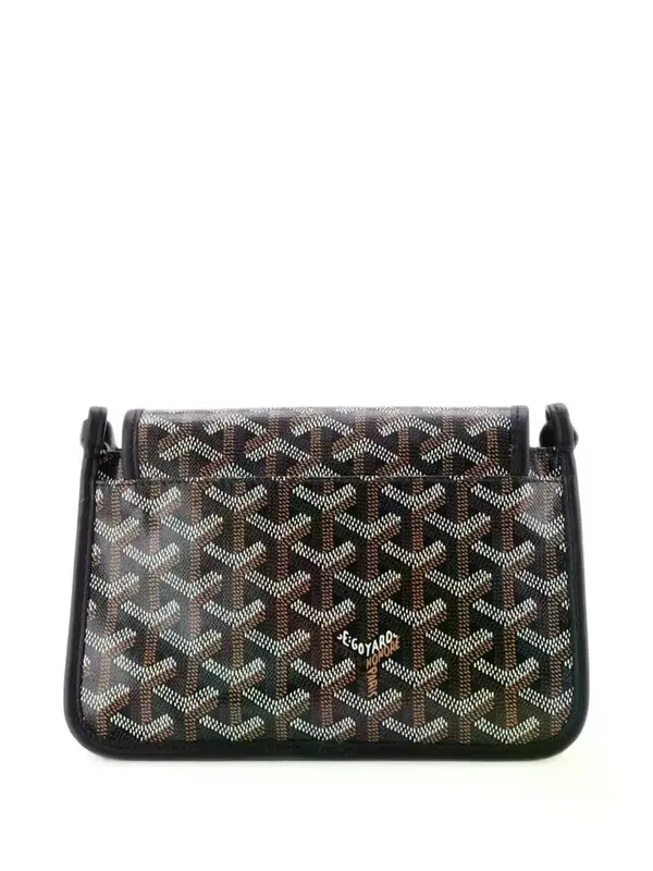 Goyard Plumet Clutch Wallet Coated Canvas Cross Body Bag - Black