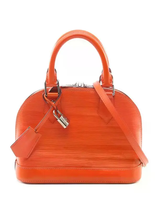 LOUIS VUITTON Epi Alma Bb Satchel - Orange