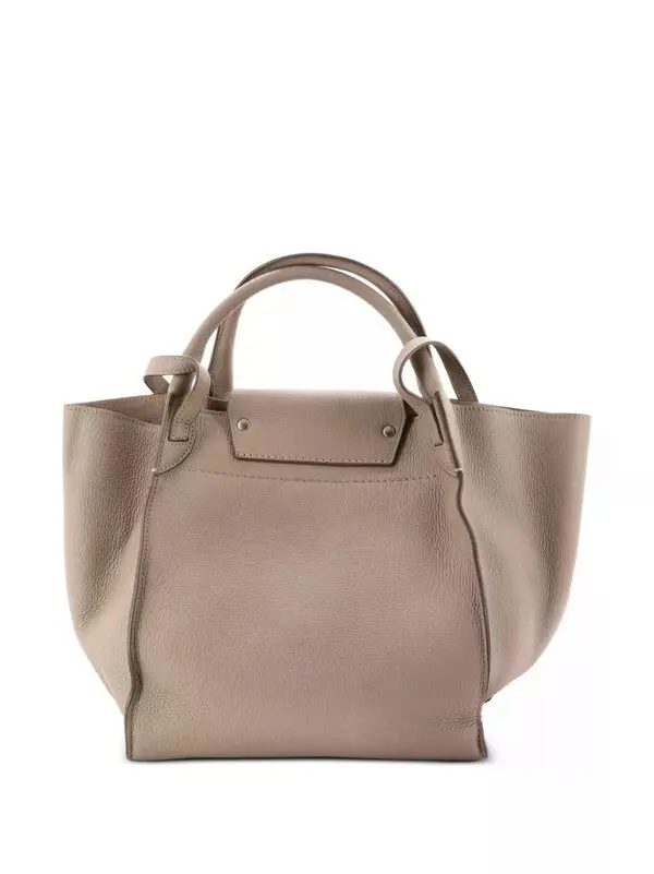 Celine Grained Calfskin Small Satchel - Neutrals