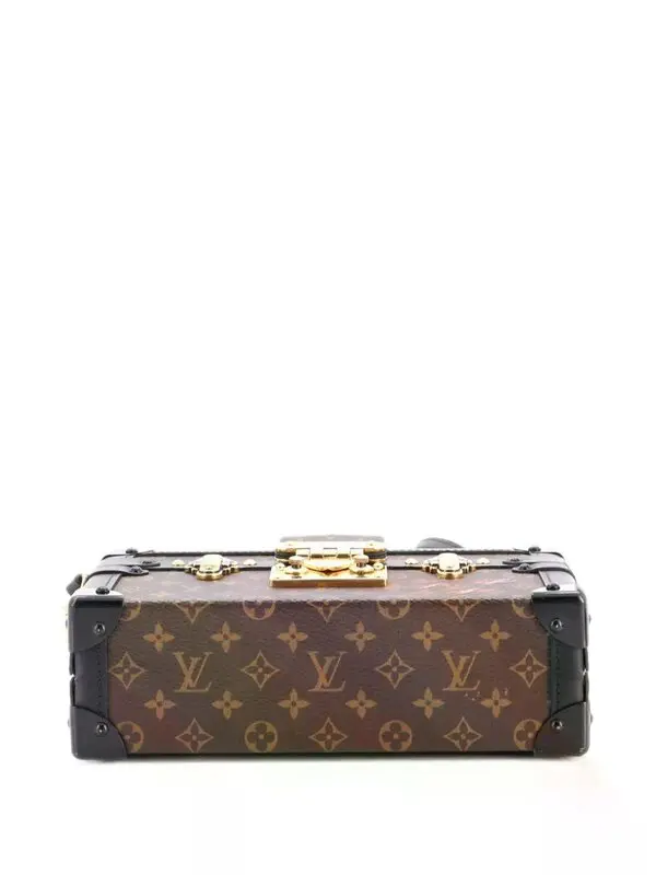 LOUIS VUITTON Monogram Canvas Petite Malle Handbag Clutch Bag