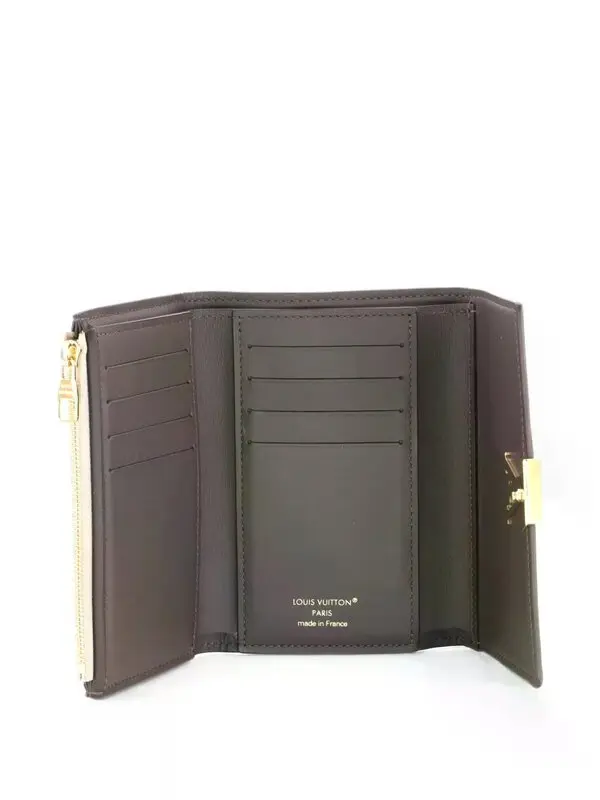 LOUIS VUITTON Capucines Wallet Leather Compact Small Wallets