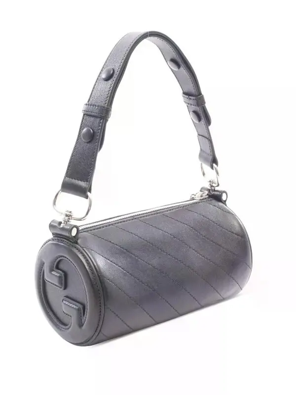 Gucci 2016-2026 Mini Leather Blondie Barrel Shoulder Bag