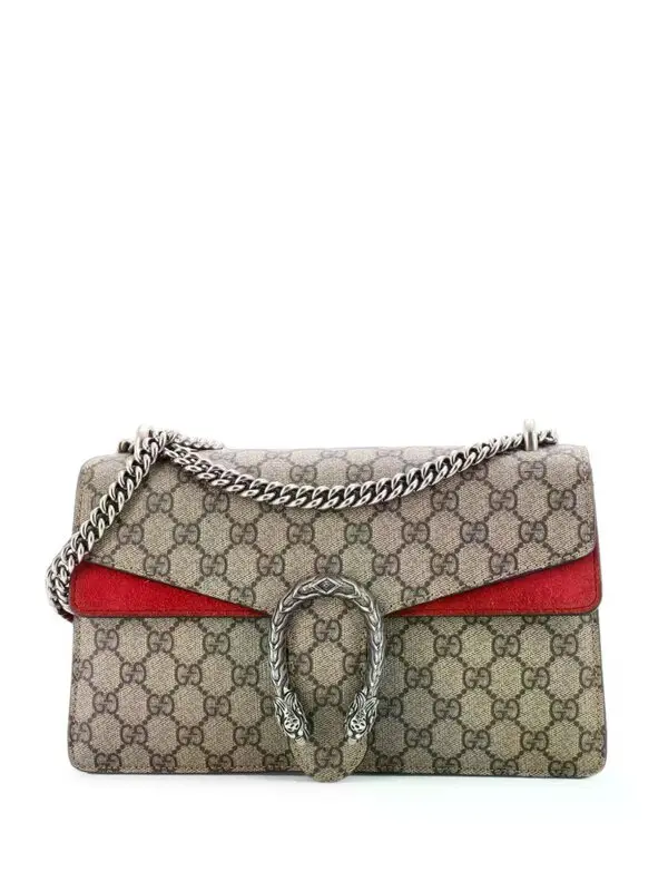 Gucci Dionysus Bag Gg Coated Canvas Small Shoulder Bag - Brown