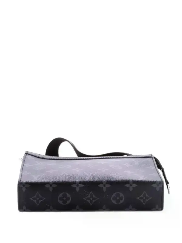 LOUIS VUITTON Gaston Wearable Wallet Monogram Eclipse Canvas Crossbody Bag