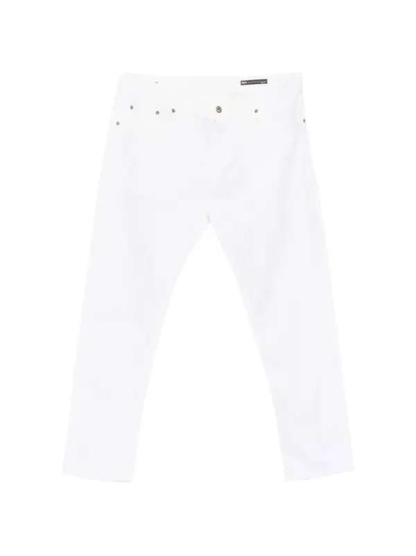 DONDUP Logo-patch Slim-cut Jeans