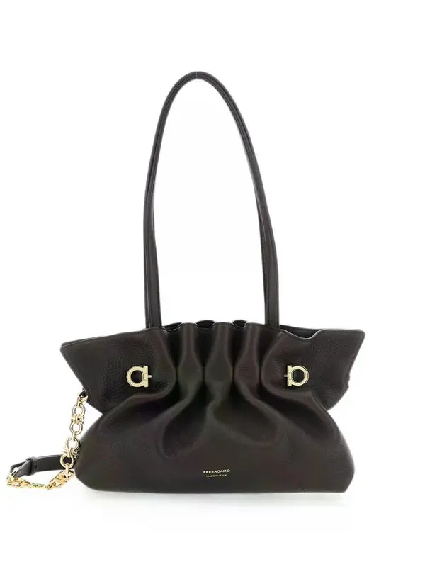 FERRAGAMO Soft Bag S - Brown