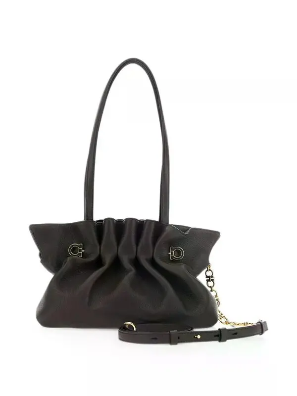 FERRAGAMO Soft Bag S - Brown