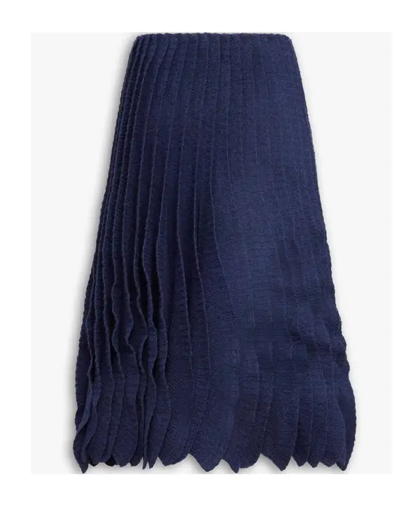 Alaïa Ruffled Pleated Skirt