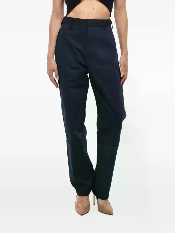 Stella McCartney Gavin Eco-leather Patch Trousers