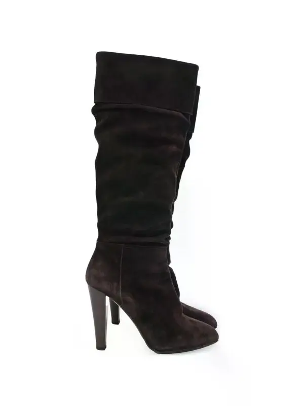 Miu Miu Slouchy Knee-high Boots - Brown