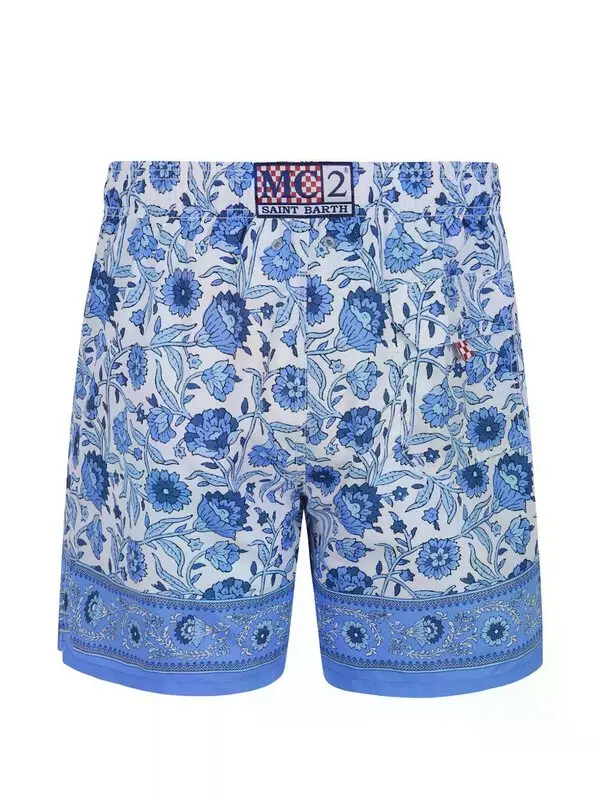 MC2 SAINT BARTH Gustavia Floral Print Swim Shorts