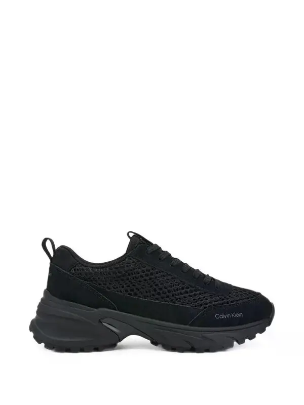 Calvin Klein Mesh-panelled Chunky Sneakers - Black