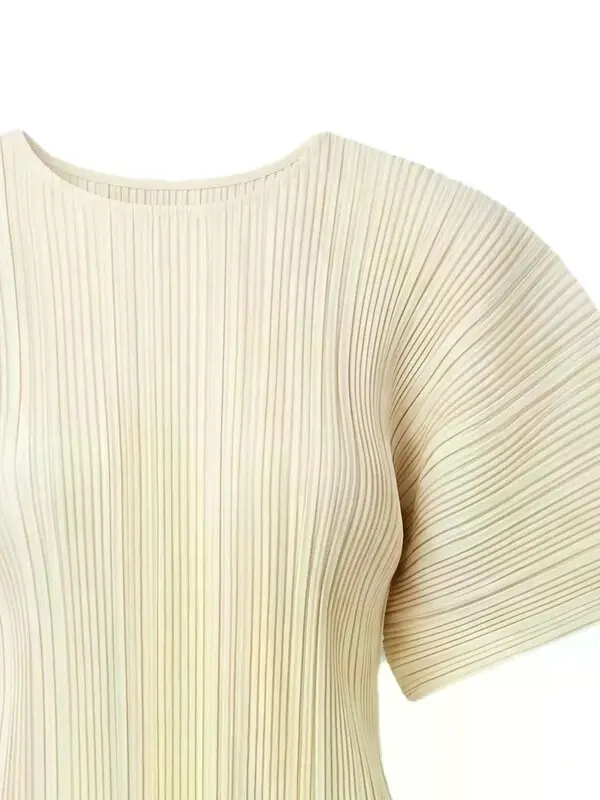 Issey Miyake Pleated Short-sleeve T-shirt