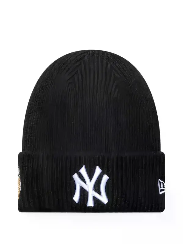 New Era Logo-embroidered Beanie Hat - Blue