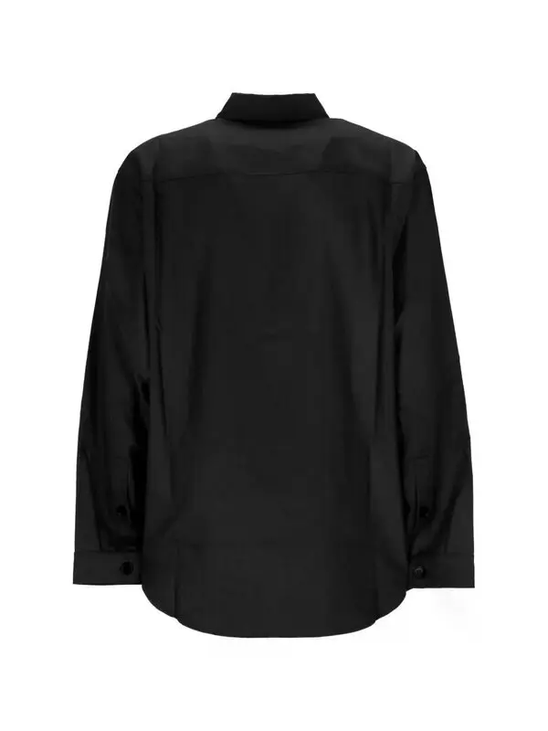 ROSE BURRITO Button-front Overshirt Jacket