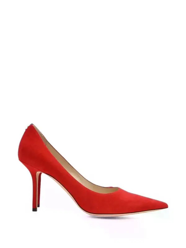 JIMMY CHOO Suede Pointed-toe Stiletto Pumps